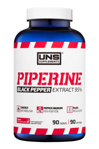 Купити Piperine UNS 90 tab (екстракт чорного перцю), ціна 342 грн ...