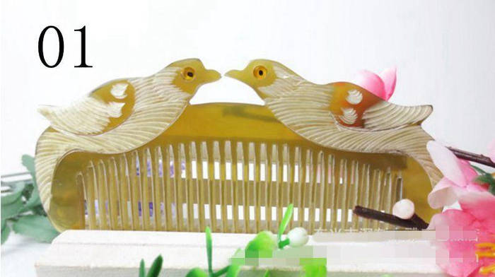 Расческа гребень из кости Утки-мандаринки (ID#574379643), цена: 305 ...