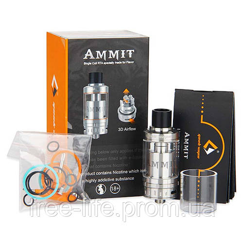 GeekVape AMMIT RTA. Клон. Цвет: сталь (silver), цена 350 грн — Prom.ua ...