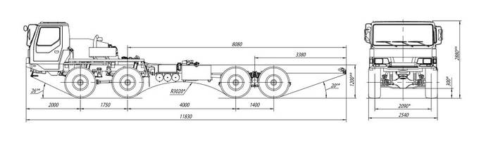 Шасі КрАЗ 7634НЕ (ID#579842460), купити на Prom.ua