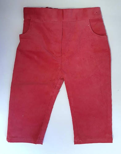 Купити Штани для дівчаток 9 місяців Розмір 80 Рожевий Вельвет 35994(80ш ...