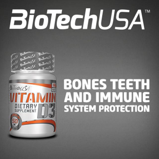 Купить Vitamin D3 BioTech, 60 таблеток, цена 385 ₴ — Prom.ua (ID#580914922)