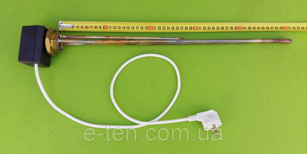 Тэн медный для чугунной батареи 3000W (Италия) на резьбе 1 1/4" (42мм ...