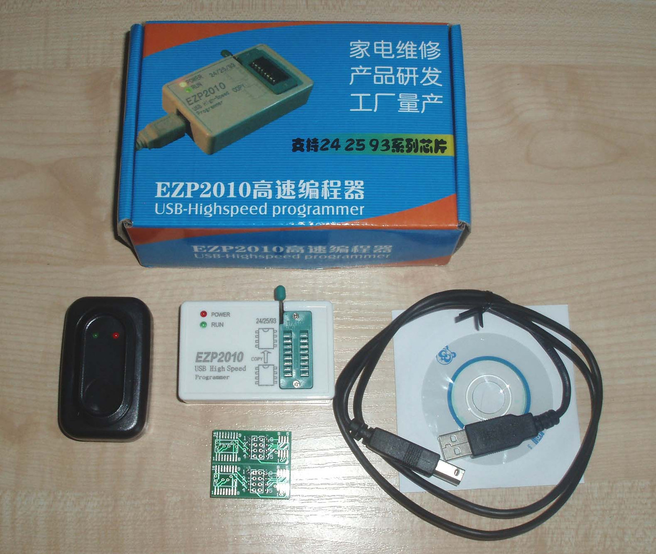 Купити Програматор EZP2010 USB SPI (24 25 93 EEPROM 25 flash bios chip ...