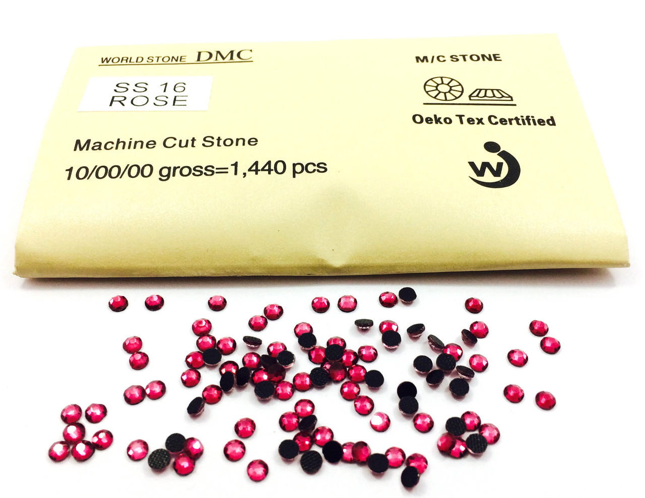 Купить Стразы DMC термо-клеевые № SS16 ROSE (4мм) 1440шт. в упаковке ...