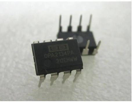 OPA2134PA, Высокоэффективный, 2-х канальный аудиоусилитель, 0.00008% ...