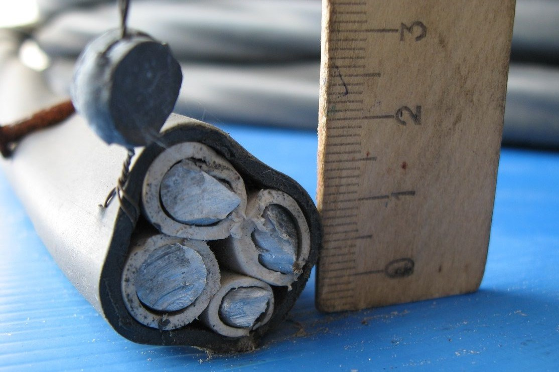 Кабель силовой алюминиевый монолитный АВВГ 3х50+1х25 ГОСТ: продажа ...