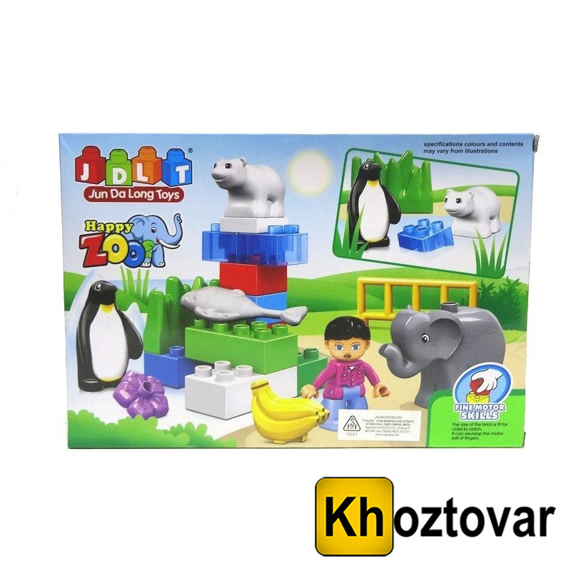 Конструктор "Зоопарк" JDLT Happy Zoo 5083 - купить по выгодной цене | Khoztovar.com.ua | 589174735