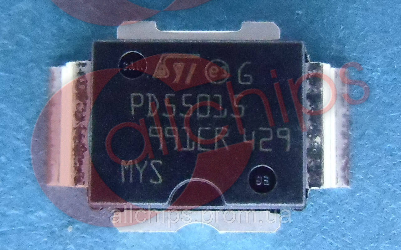 MOSFET ВЧ N-канал 15Вт 500МГц STM PD55015-E PowerSO-10RFF: продажа, цена в Одессе. Транзисторы ...