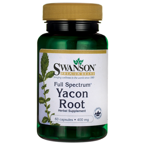 Full Spectrum Yacon Root, Swanson, 400 мг, 60 капсул (ID#592701212 ...
