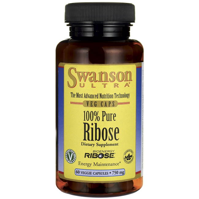 100% Pure Ribose, Swanson, 750 мг, 60 капсул, ціна 672 грн — Prom.ua ...