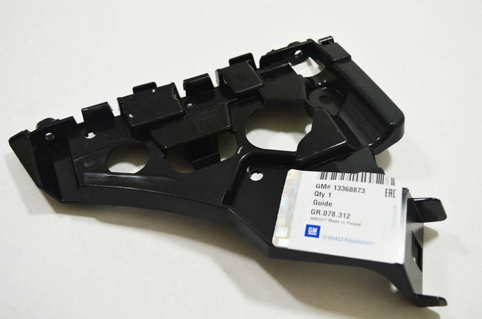 Напрямна (кронштейн, кріплення) переднього бампера права (у крила) GM ...