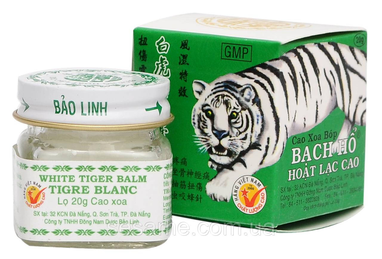 Вьетнамский бальзам Белый Тигр BACH HO Hoat Lac Cao 20г: продажа, цена ...