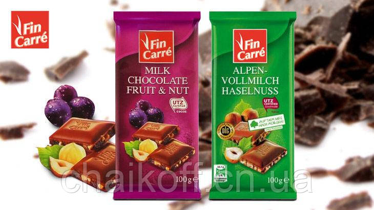 Купить Шоколад Fin Carre Milk Chocolate Fruit and Nut 100 г (Германия ...