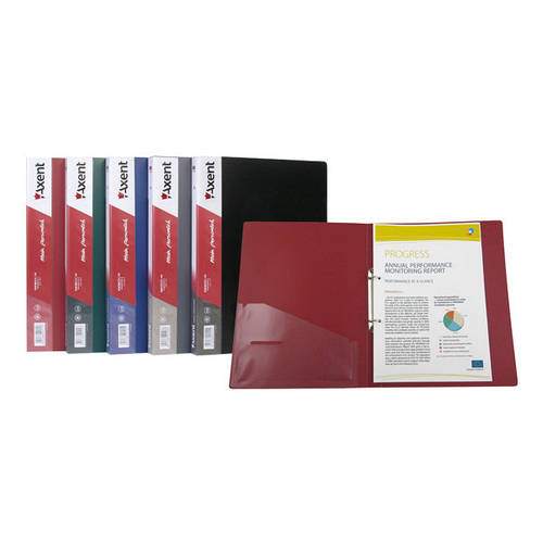 Папка на 2 кольца пластиковая 25мм А4 Axent 1207, цена 58.21 грн — Prom.ua (ID#24232188)