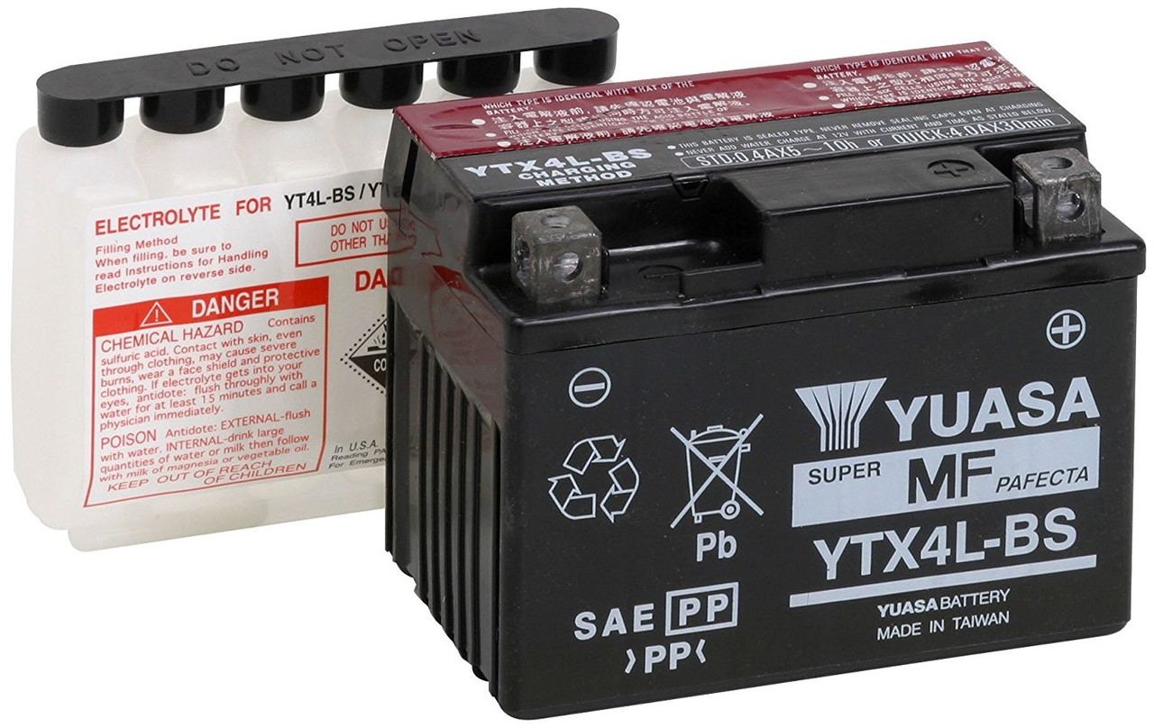 Аккумулятор Yuasa YTX4L-BS: продажа, цена. Купить Аккумулятор Yuasa ...