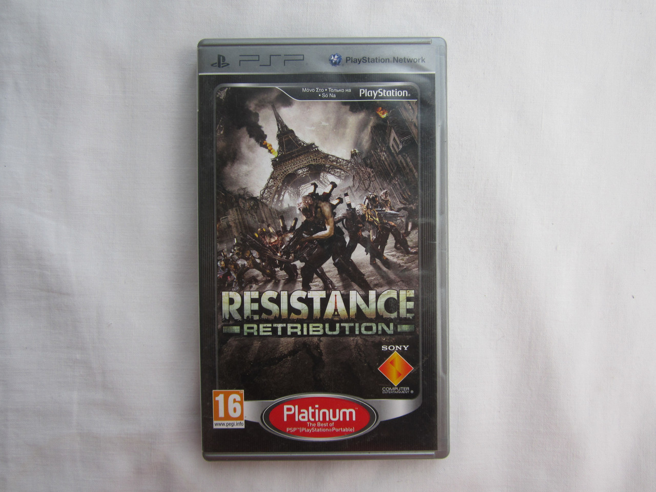 Игровой диск UMD для Sony PSP - Resistance Retribution (ID#598146184 ...
