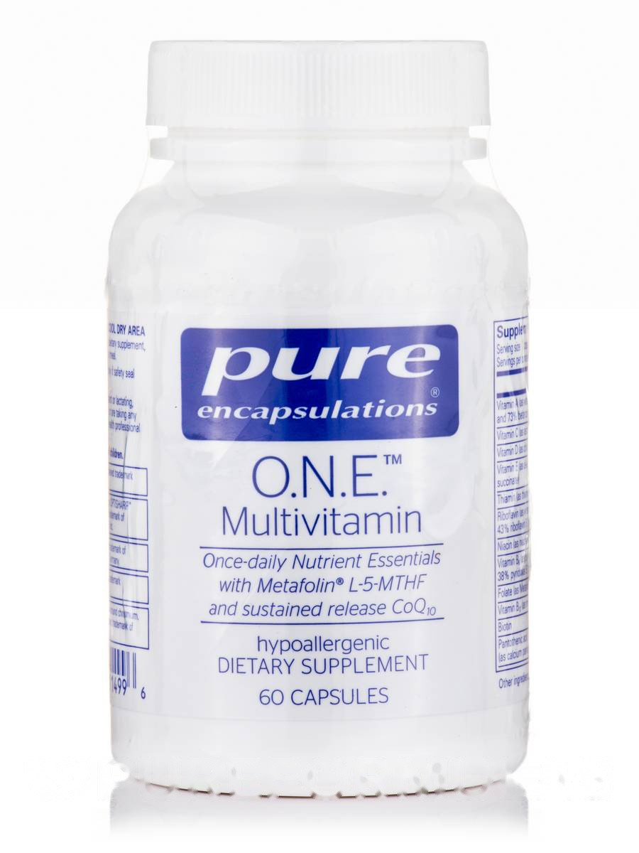O.Н.E. Мультивитамин, O.N.E. Multivitamin, Pure Encapsulations, 60 ...