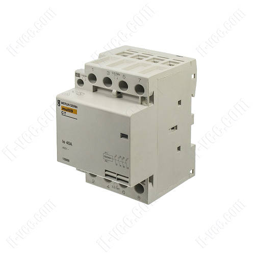 Модульный контактор Merlin Gerin Multi 9, 15968, 40A, 4NO, 240VAC (ID ...