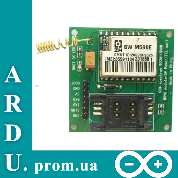 GSM GPRS модуль Neoway M590E Arduino [#C-4]: продаж, ціна у Запоріжжі. Набори та компоненти для ...