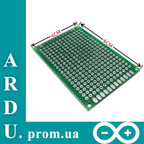 PCB 4x6 двухсторонняя печатная плата [#2-3] (ID#371138078), цена: 14 ...