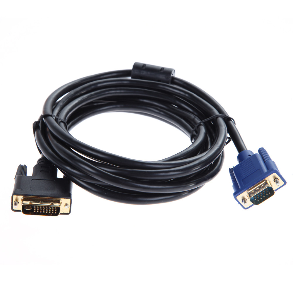 Заказать Кабель DVI-I(M) - VGA(M) 2 феррита, 3м Black с доставкой по ...