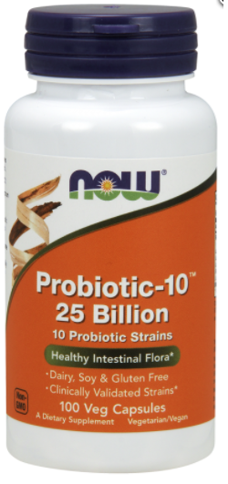 Пробиотик-10 Now Foods Probiotic-10 25 Billion 100 vcaps Now Foods ...