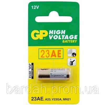 Купить Батарейка 23A GP 12V, цена 19 грн — Prom.ua (ID#43201565)