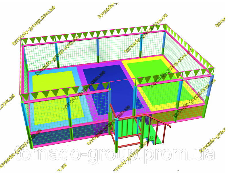 Батутна арена джамп "Класик": продаж, ціна у Києві. Спортивні батути та ...
