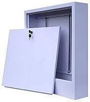 Шкаф для гребенки теплого пола наружный 765х580х110 мм, коллекторный ...