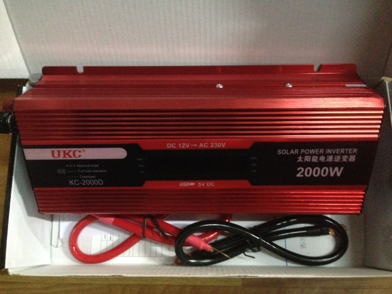 Преобразователь UKC KC-2000D 2000W с LCD дисплеем., инвертор AC/DC (ID#606506897), цена: 1485 ...