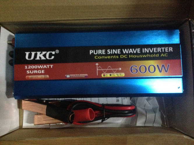 Перетворювач AC/DC-UKC XR-600B/YR600B 600W (SURGE 1200W) синусоїда. Авто інвертор, ціна 2437 грн ...