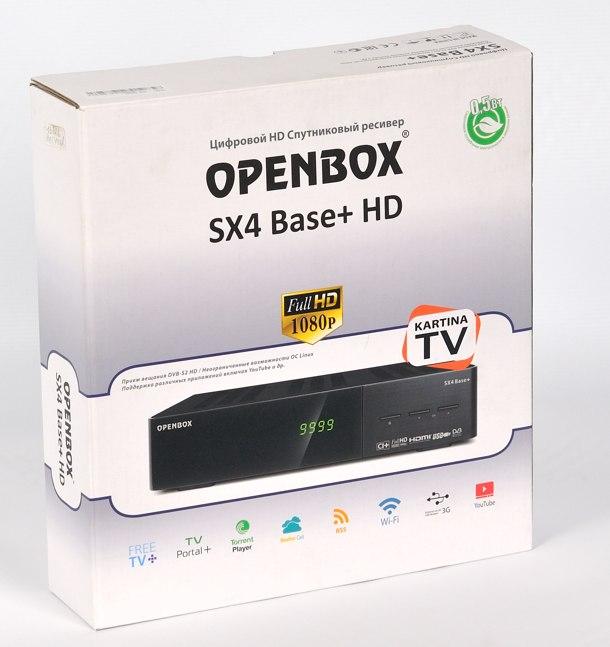 Openbox SX4 Base+ спутниковый ресивер (тюнер) купить недорого, продажа, цена
