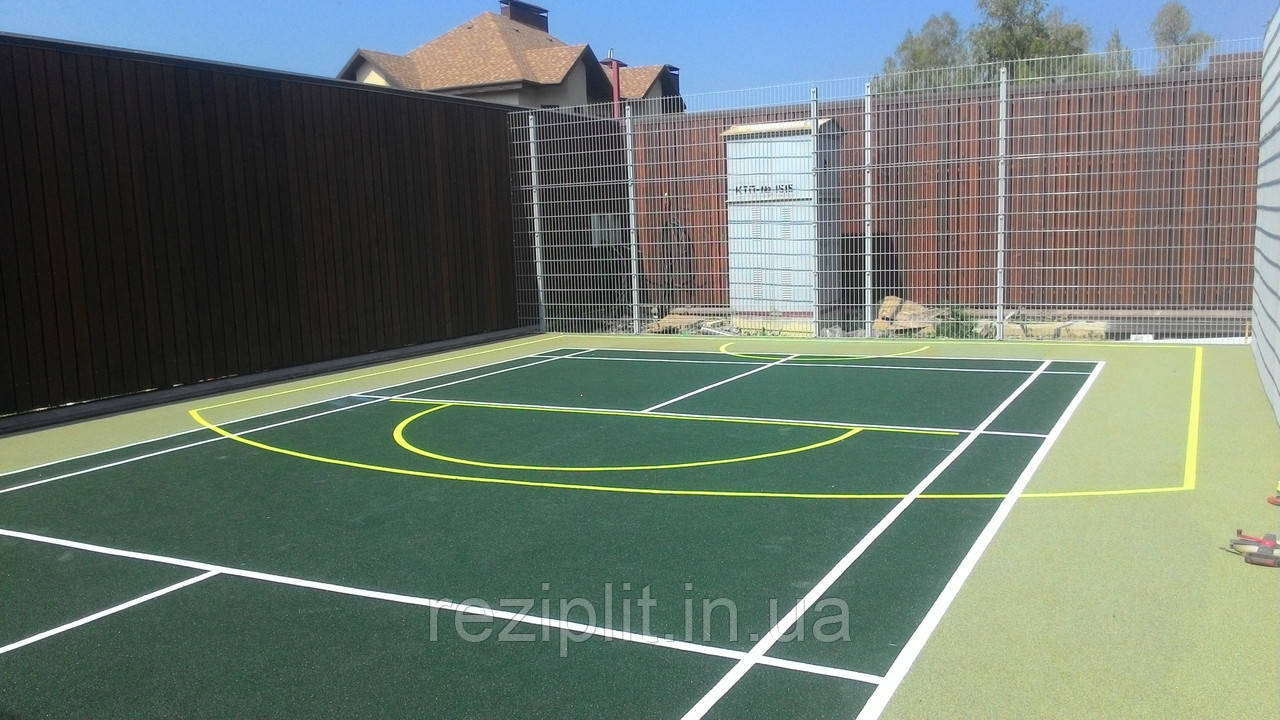 Строительство спортивной площадки во дворе частного дома. Строительство ...