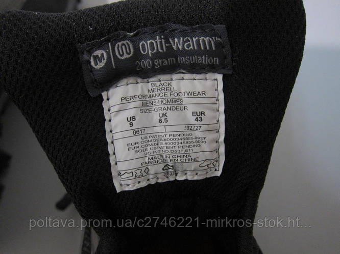 Купить БОТИНКИ МУЖСКИЕ MERRELL THERMO 6 WP J82727 (оригинал), цена 3500 ...