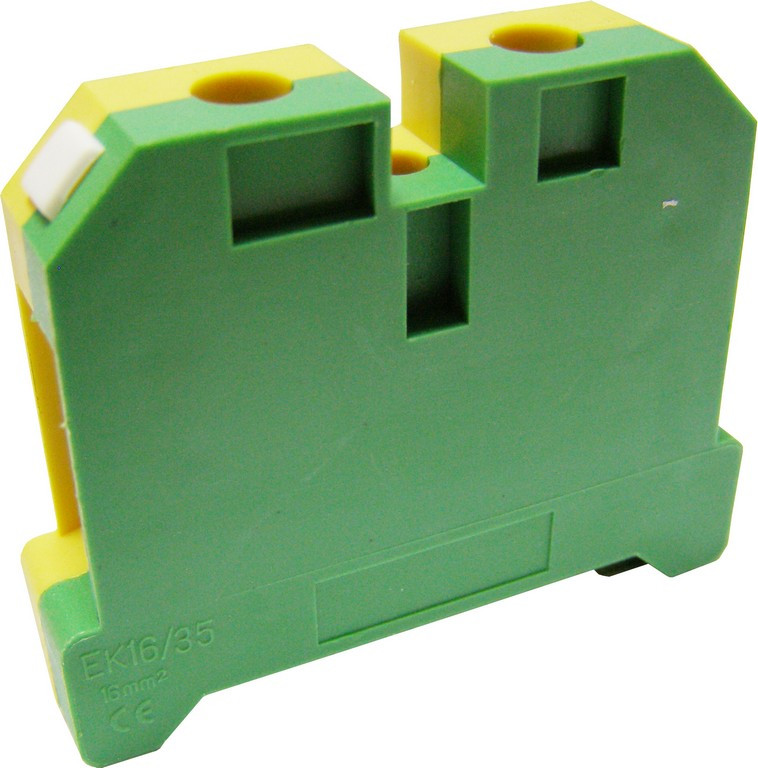 Клеммник заземления наборной 35/35 сечение min/max 0,5-35 жёлто-зелёный ...
