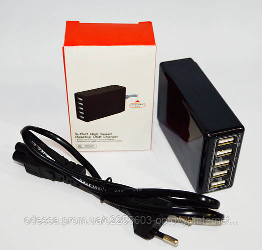 СЗУ 5USB (Desktop Charger) (ID#549926688), цена: 33 ₴, купить на Prom.ua