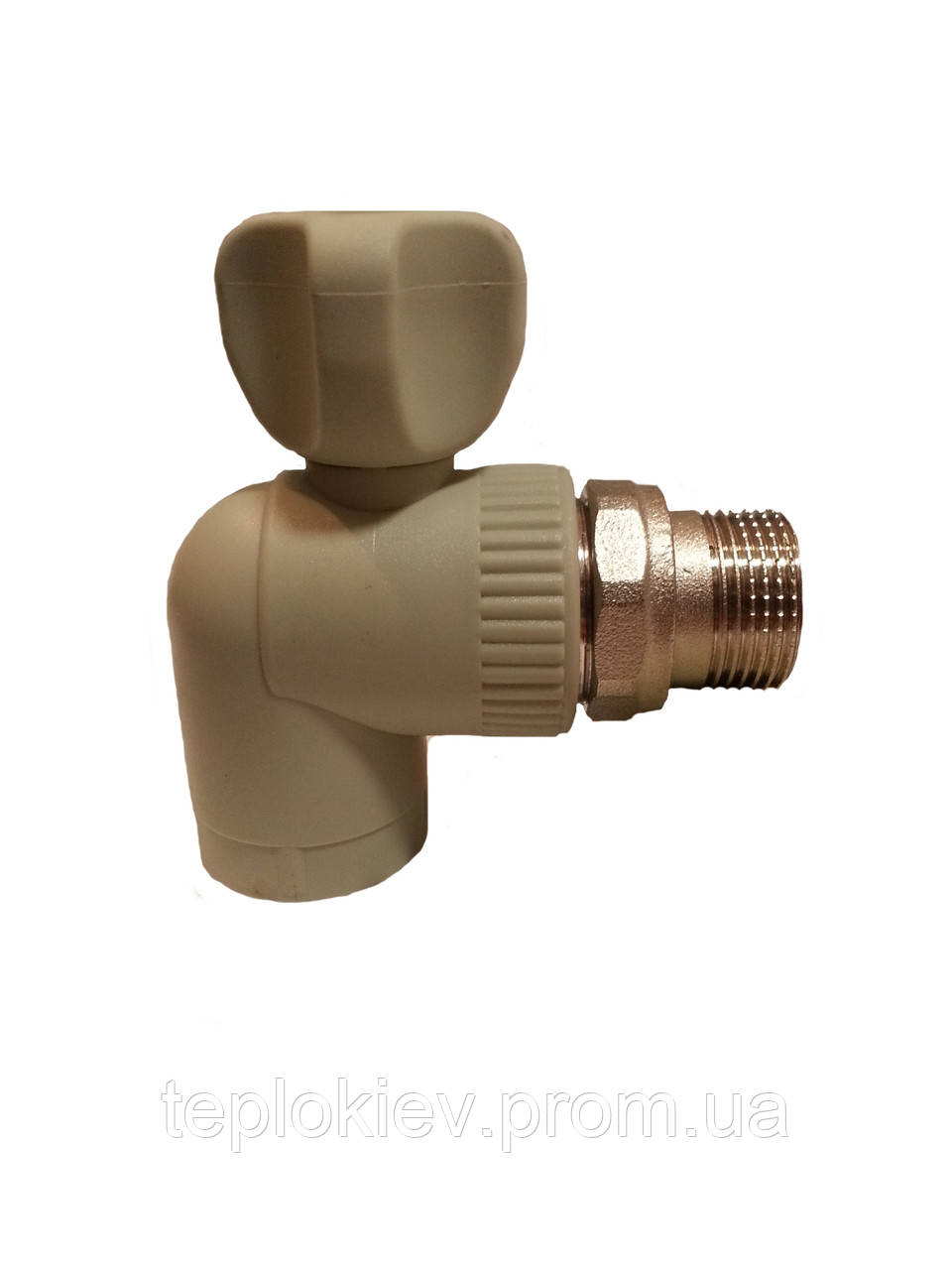 Кран полипропиленовый радиаторный угловой 25х3/4, цена 105 грн — Prom ...