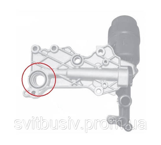 Прокладка уплотнительная масляного радиатора MB Sprinter (OM651) 2.2CDI ...