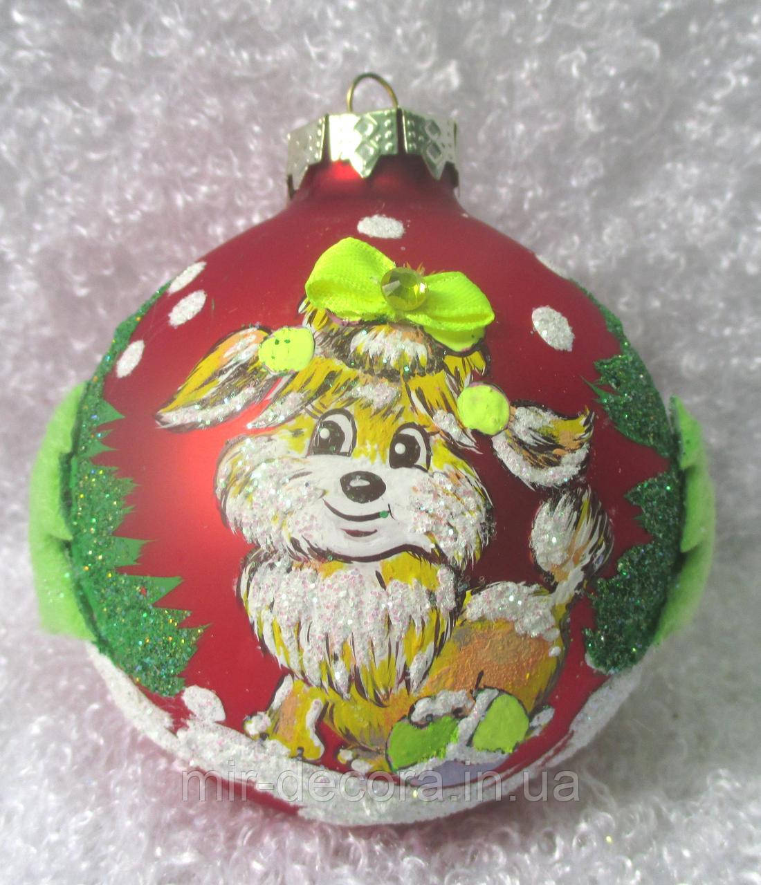 Шар стеклянный символ года 65 мм (ID#617773344), цена: 49 ₴, купить на ...