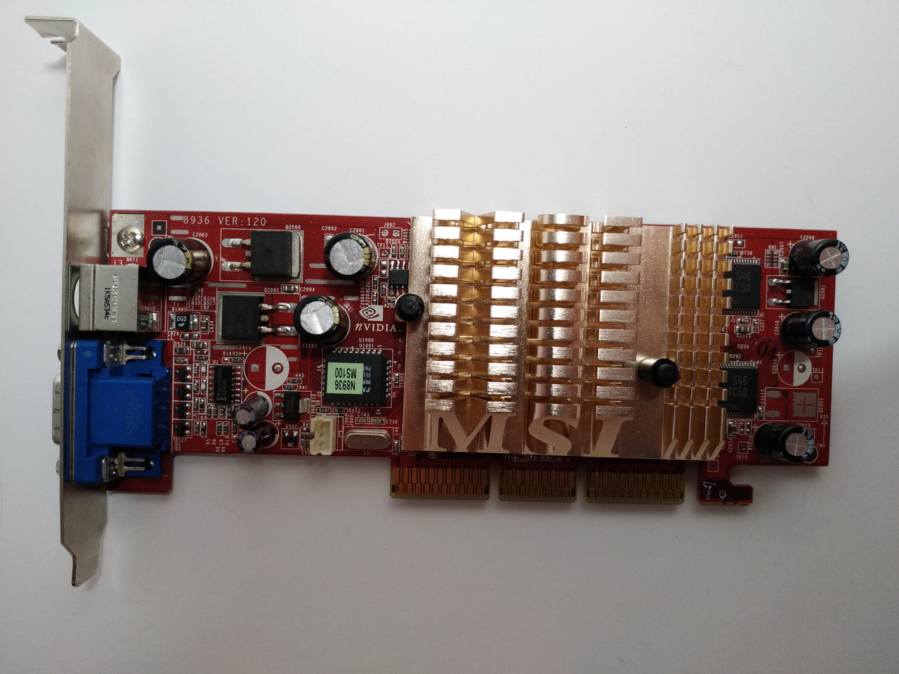 Видеокарта MSI FX5200 128Mb/DDR/64Bit, AGP8X (ID#618904281), цена: 100 ...