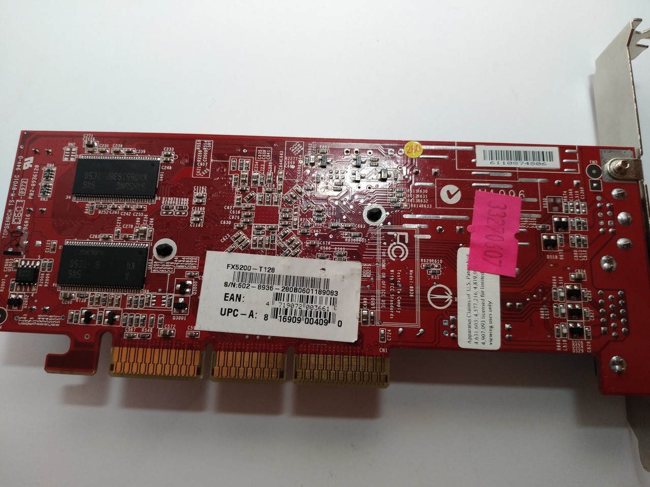 Видеокарта MSI FX5200 128Mb/DDR/64Bit, AGP8X (ID#618904281), цена: 100 ...
