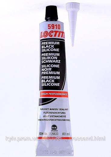 Купить Герметик, нейтральный маслостойкий, черный, Loctite 5910 ...