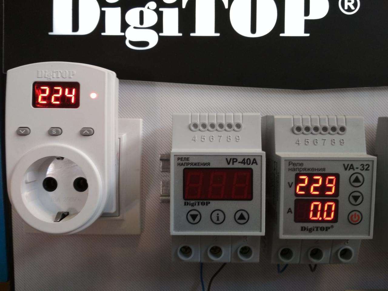 Купить Реле напряжения (барьер) VA-63 (VA-протектор) DigiTop, цена 946 ₴ — Prom.ua (ID#623464082)